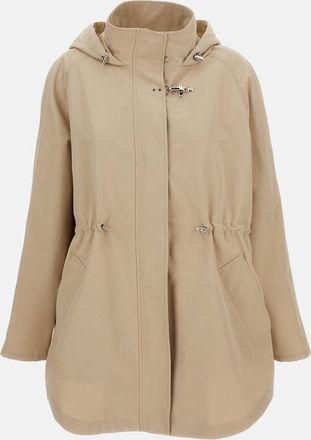 Fay Langer Parka Aus Technischer Baumwolle