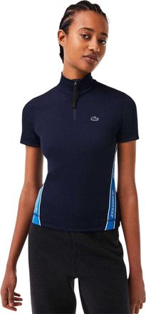 Lacoste Poloshirt f&uuml;r Herren, Rei&szlig;verschluss (Dunkles Marineblau)