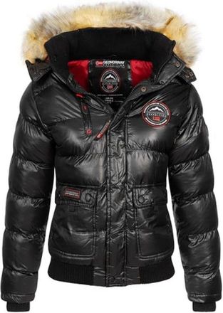Geographical Norway Steppjacke Hochwertige Outdoorjacke Parka Steppjacke (1-St) Steppjacke mit Kapuze f&uuml;r Damen