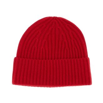 Lisa Yang Femme, Accessoires, Rouge, Taille: ONE Size Martigny Beanie