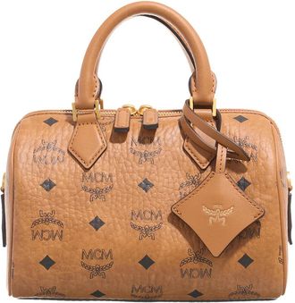 MCM Bowling Bags - Ella Vi Boston Sml Co, One Size - Gr. unisize - in Cognacbraun - für Damen