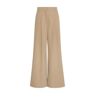 Max Mara Weite Plisseehose - - Trousers - Damen - Beige - XS