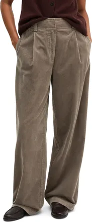 Marc O'Polo Chinohose MARC OPOLO aus Bio-Baumwolle, Damen, Gr. 32, Normalgr&ouml;&szlig;en, beige (stone taupe), Cord, Obermaterial: 100% Baumwolle, unifarben, lang, Hosen C