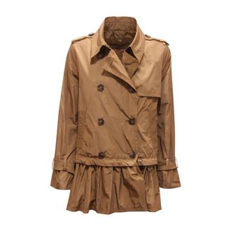 Emma & Gaia Trench Corto 2-in-1 Jacke - - Coats - Damen - Braun - XS