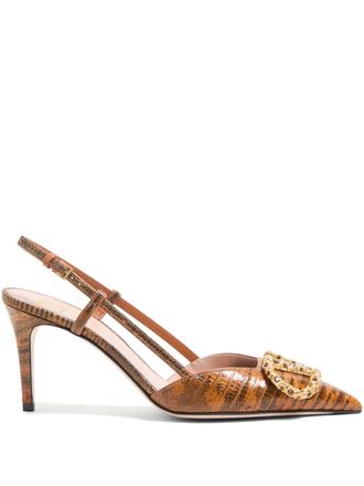 Valentino Garavani VLogo Pumps 80mm - Braun