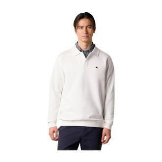 Brooks Brothers Herren, Sweatshirts & Hoodies, Wei&szlig;, LGr&ouml;&szlig;e