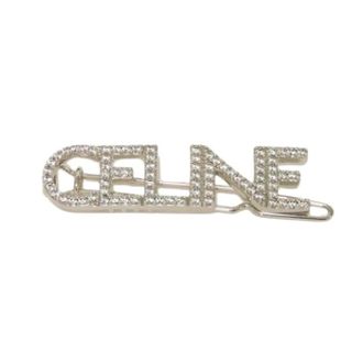 Celine Pre-owned Barrettes en cristal monochrome - Femme - Pre-owned - Gris - Taille: ONE Size