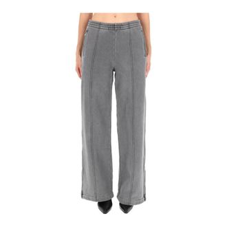 Our Legacy Femme, Pantalons, Noir, Taille: 36 FR Pantalon Pliss&eacute; Taille Haute et Jambes Larges