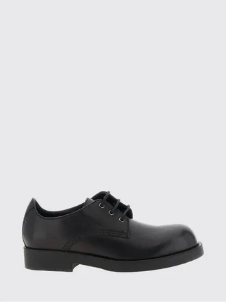 Maison Margiela Chaussures derby en cuir lisse avec surpiq&ucirc;re arri&egrave;re