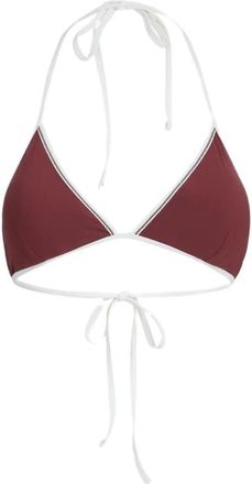 Brunello Cucinelli Femme, Maillots de bain, Rouge, Taille: 34 FR Triangle Bikini Top