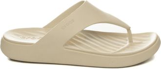 Crocs Getaway Triangle Flip - - Shoes - Damen - Beige - 40 EU
