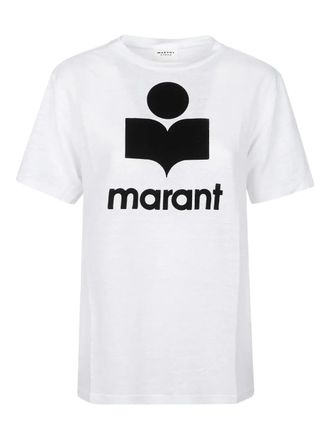 Isabel Marant t-shirt à logo imprimé - Blanc