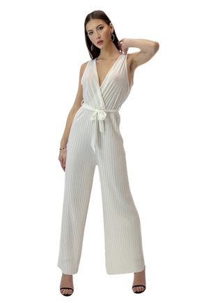 Elara Damen Jumpsuit 1165 White
