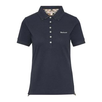 Barbour Femme, Tops, Bleu, Taille: 44 FR D&eacute;bardeur en Coton et &Eacute;lasthanne