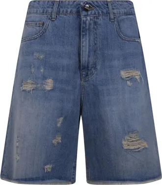 Barrow Barrow, Homme, Shorts, Bleu, Taille: W30 Denim Shorts