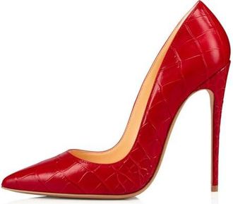 Generic Escarpins à Talons Hauts Tendance pour Femmes, Chaussures de Soirée à Bout Pointu et Fermé à Talons Aiguilles Sexy Et élégantes à Enfiler Confortables