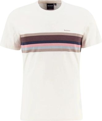 Barbour Homme, Tops, Multicolore, Taille: XL Newsham Striped T-Shirt