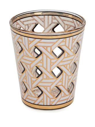 Jonathan Adler verre &agrave; motif g&eacute;om&eacute;trique (service de quatre) - Or