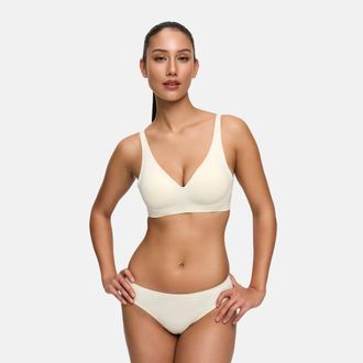 creamy fabrics Tanga mit Spitze