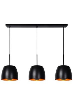 Lucide NOLAN - Pendelleuchten - 3xE27 - Schwarz