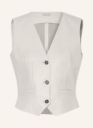 Utzon Utzon Anzugweste Varu Dragon Extra Slim Fit grau