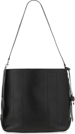 Hogan Womens Medium Hobo Bag Hocket Black Leather Handbags Hand