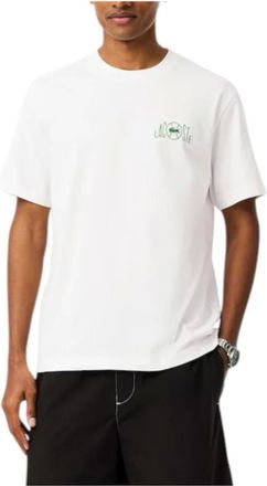 Lacoste Homme, Tops, Blanc, Taille: XL T-shirt en jersey coupe classique
