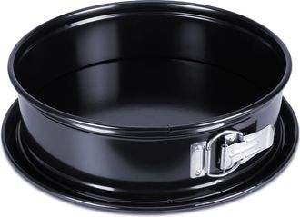 Städter we love baking Springform Emaille 26 cm Black Edition - PFAS-frei, antihaftbeschichtet, schnitt- & kratzfest, hitzebeständig bis 230°C, für Käsekuchen