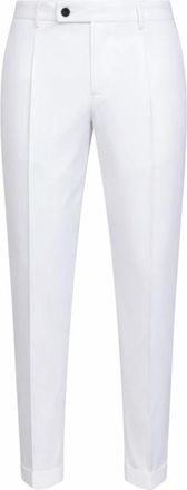 D4.0 Homme, Pantalons, Blanc, Taille: L Tailored Pantalons