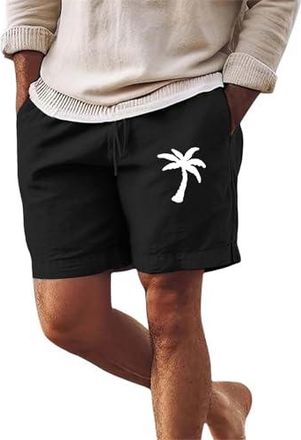 Generic Short de bain pour homme - Short de plage d&eacute;t&eacute; - S&eacute;chage rapide - Short de bain pour homme, Noir, 3XL