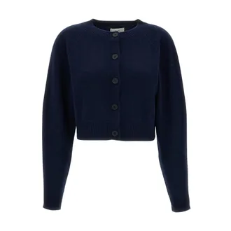 Loulou Studio Femme, Pulls, Bleu, Taille: 40 FR Cardigan Zephir