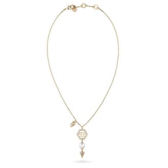 Philipp Plein Femme, Accessoires, Jaune, Taille: ONE Size Collier D&eacute;coratif en Perles