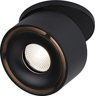 Paulmann 93370 LED Einbauleuchte Spircle 78mm incl. 1x8,0 W Warmweiß Schwarz matt Aluminium Beleuchtungssystem 3000 K