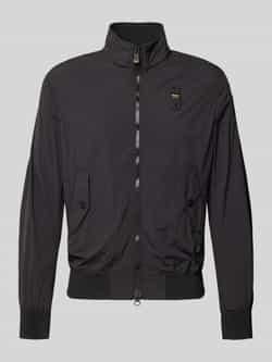 Blauer Jacke mit Pattentaschen Modell Alwin