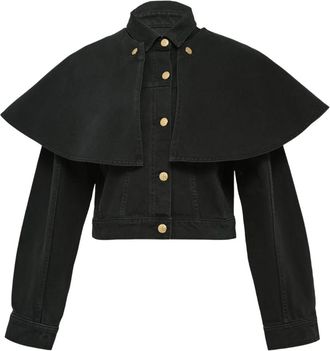 Ulla Johnson veste The Agata en jean - Vert