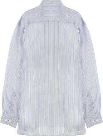 Dries Van Noten Cupro Shirt - Blue