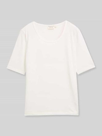 Tom Tailor Regular Fit T-Shirt aus Baumwoll-Mix