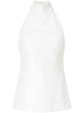 Ellery Limogie halterneck top - Blanc