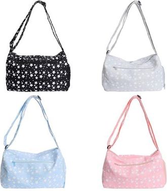 Generic Sac &agrave; bandouli&egrave;re en polyur&eacute;thane pour femme - Grande capacit&eacute; - Pour voyage, yoga, sport - Noir