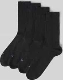 HUGO BOSS Socken mit Feinripp im 4er-Pack