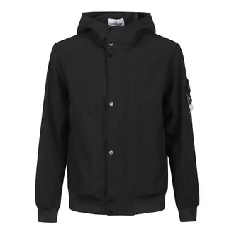 Stone Island Homme, Vestes, Noir, Taille: 2XL Short Parka