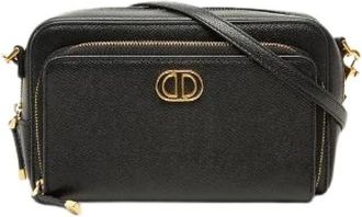 Dior Pre-owned Caro Leather 2way Shoulder Bag - Femme - Pre-owned - Noir - Taille: ONE Size