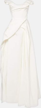 Vivienne Westwood Bridal Off-Shoulder-Robe Tabitha aus Faille