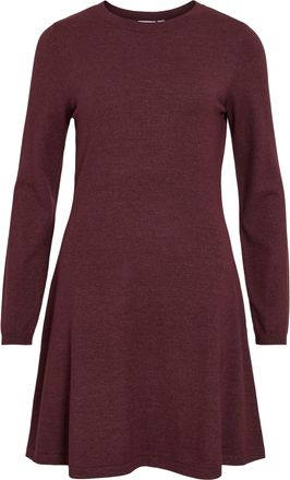 Vila Vicomfy A-Line O-Neck Knit Dress - Noos