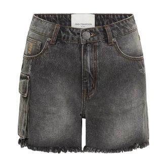 One Teaspoon Graue Cargo-Shorts - - Shorts - Damen - Grau - W25