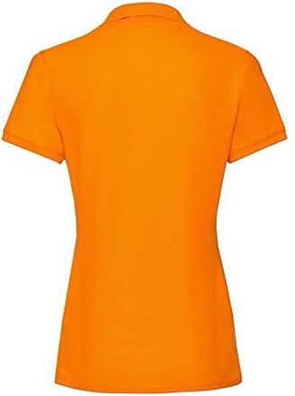 Fruit Of The Loom Polo en 100 % coton pour femme - Orange - XX-Large