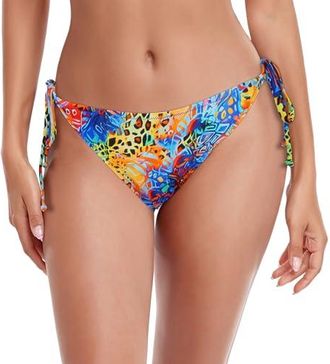 Relleciga Maillot de Bain Femme Bas de Bikini Classique avec Lacets Wildly L