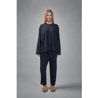 Sofie D'Hoore Tahoe Long Sleeve C-Neck Pajama in Fine Jersey Knit