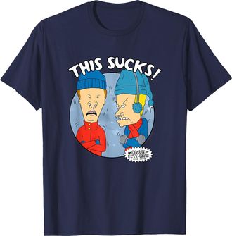 Beavis And Butt-Head Winter Sucks Portrait T-Shirt