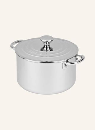 LE CREUSET Fleischtopf 3-Ply Plus silber